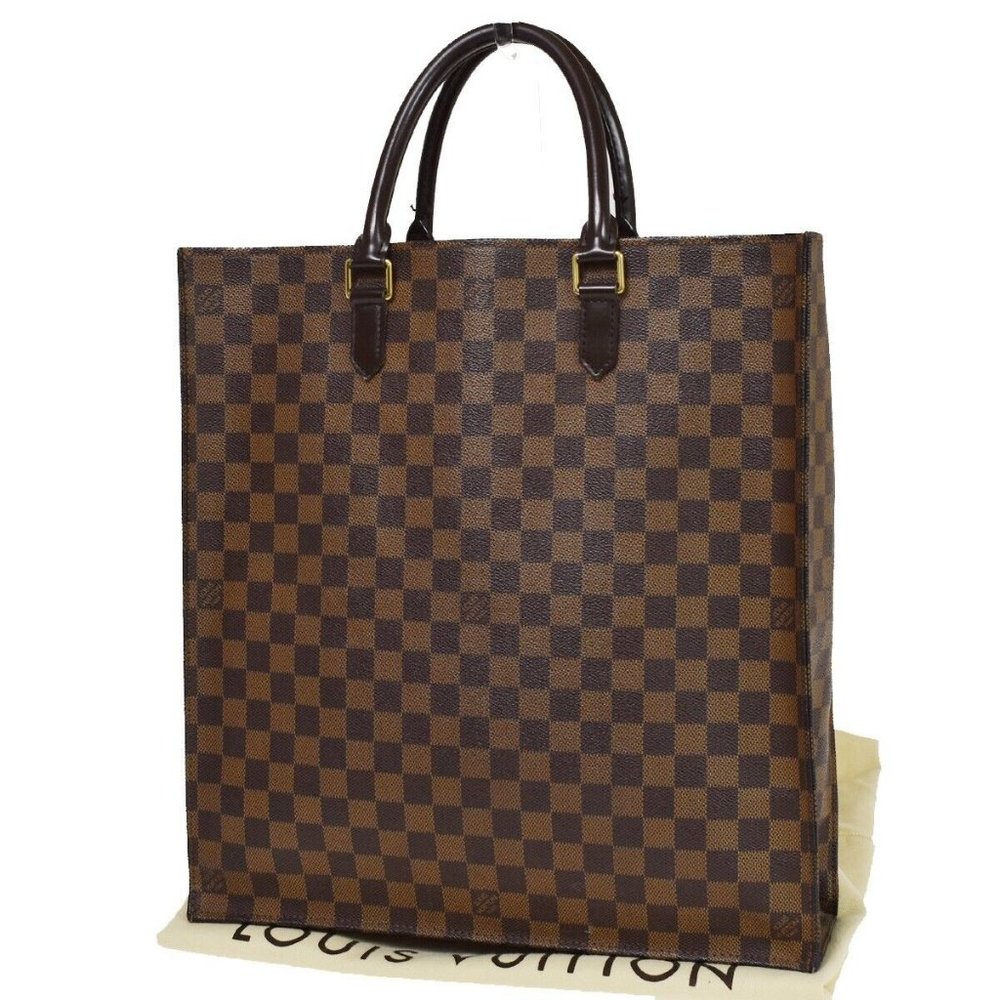 Authentic Louis Vuitton Logo Sac Plat Hand Tote Bag D… - Gem
